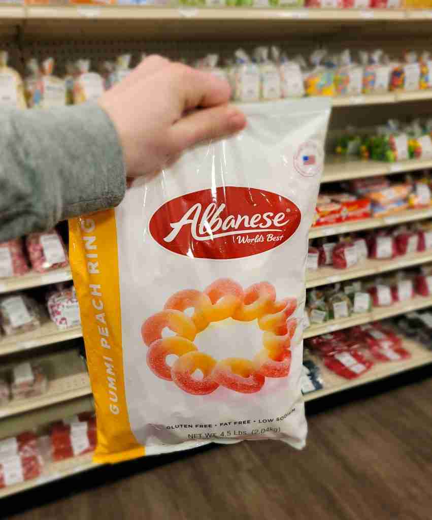 Gummi Peach Rings -large Bag - Oak Hill Bulk Foods